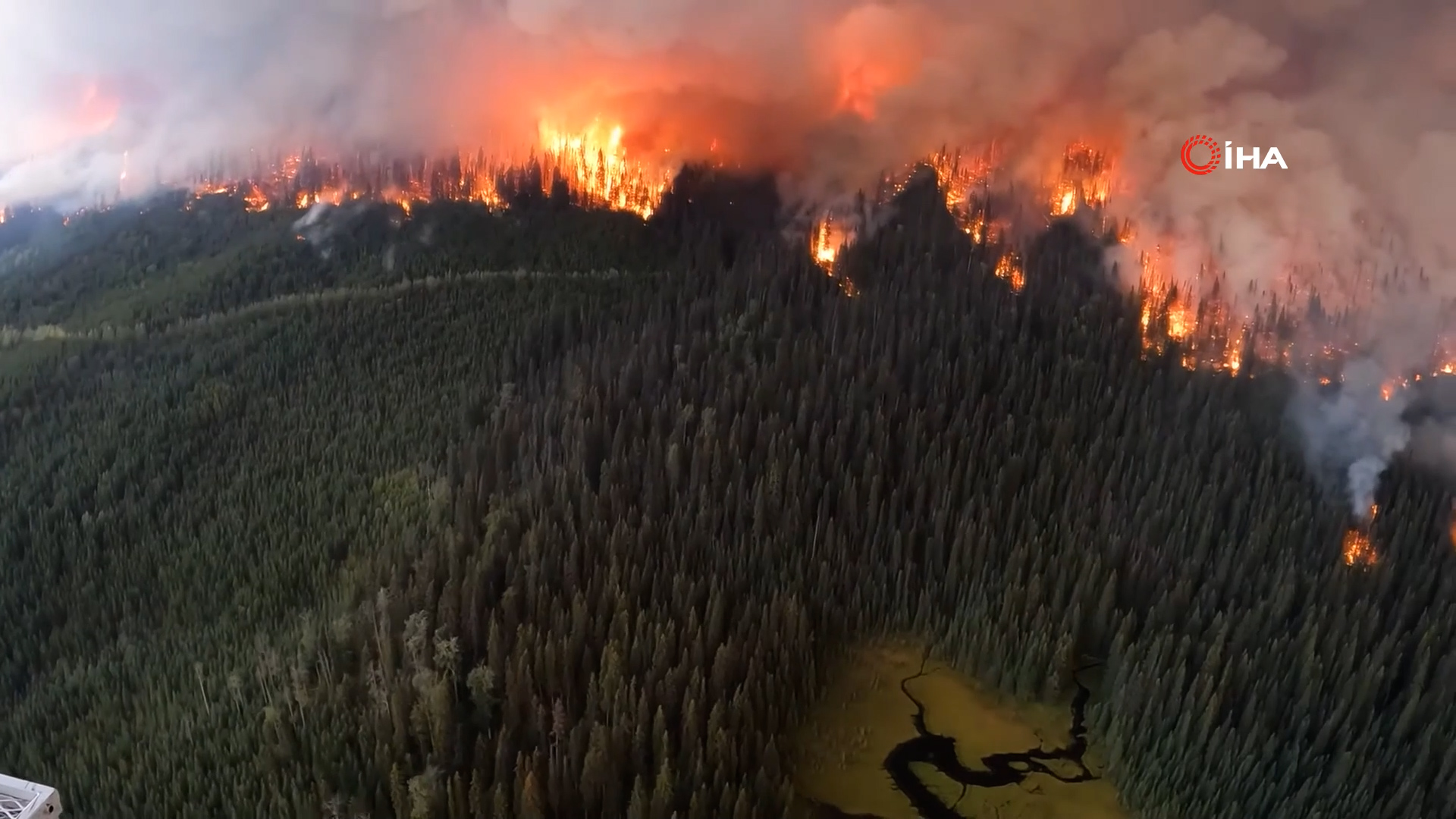 Kanada’daki orman yangınları birçok yönden rekor kırdı İhlas Haber Ajansı