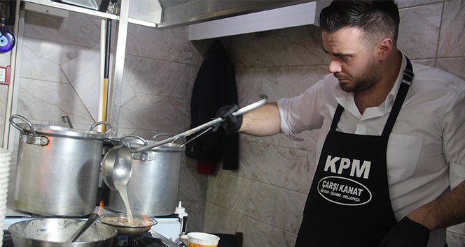 Drone ile çorba servisi İhlas Haber Ajansı