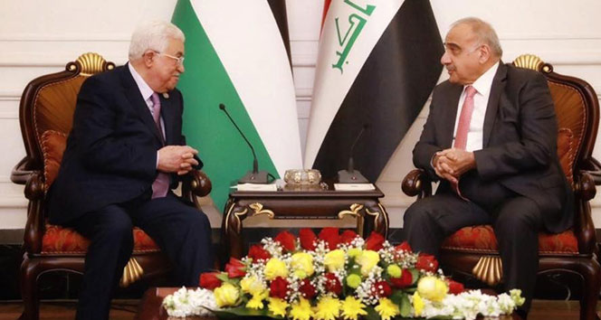 Filistin Devlet Başkanı Abbas, Irak'ta Başbakan Abdülmehdi ile görüştü ...