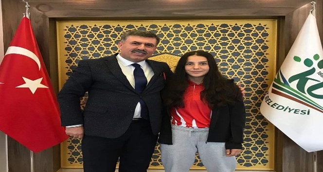 Başkan Cankul, Şampiyon sporcuyu ağırladı İhlas Haber Ajansı