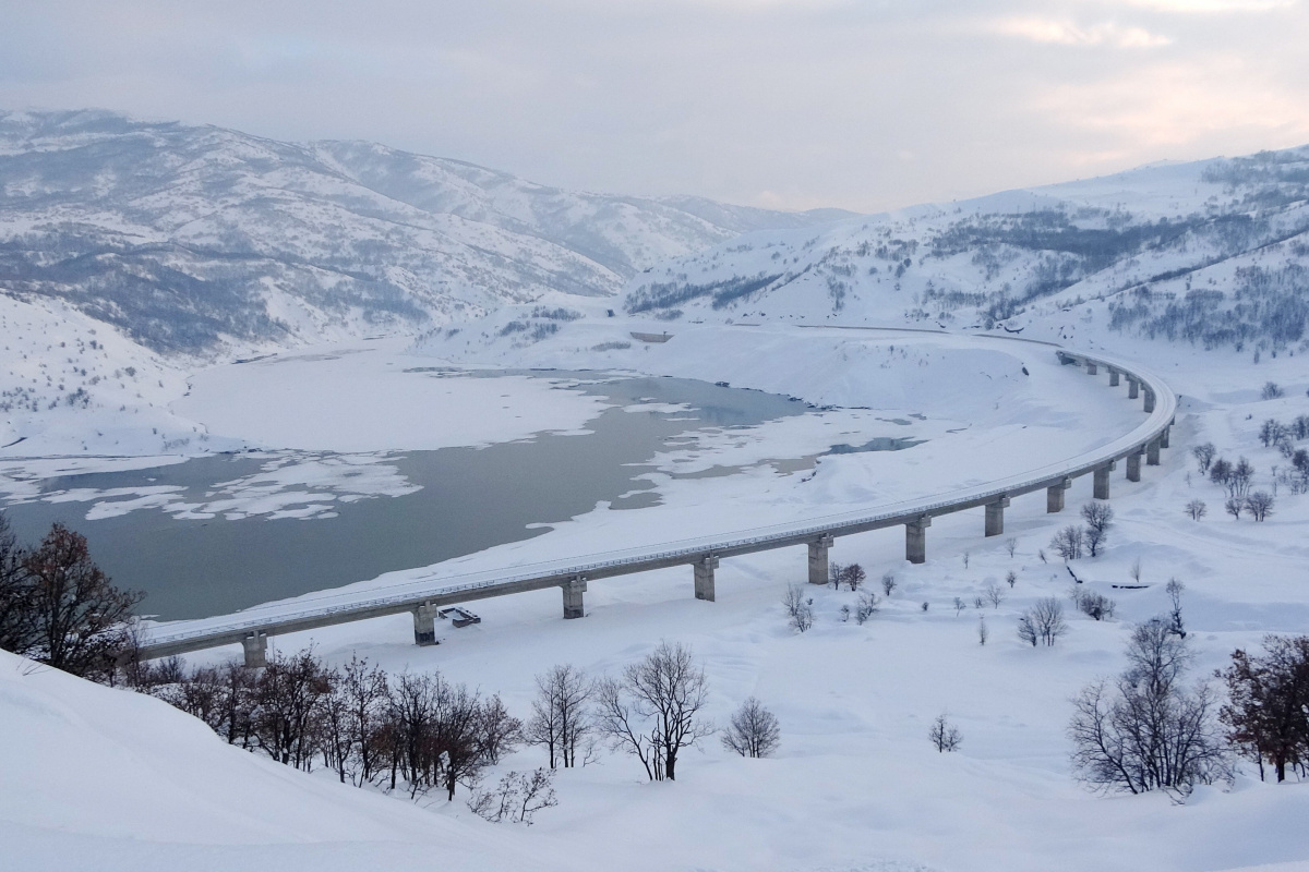 Murat Nehri kısmen buz tuttu İhlas Haber Ajansı