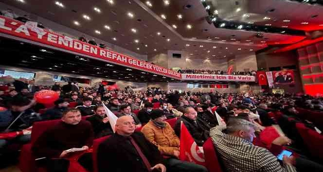 Yeniden Refah Partisi 2. Olağan İl Kongresi Haliç Kongre Merkezi’nde ...