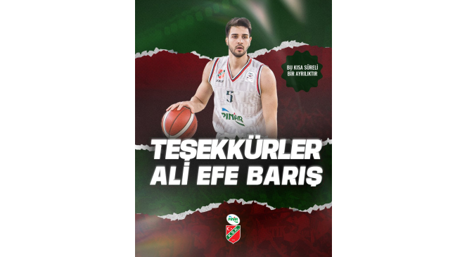 P. Karşıyaka, Ali Efe Barış ile yollarını ayırdı İhlas Haber Ajansı