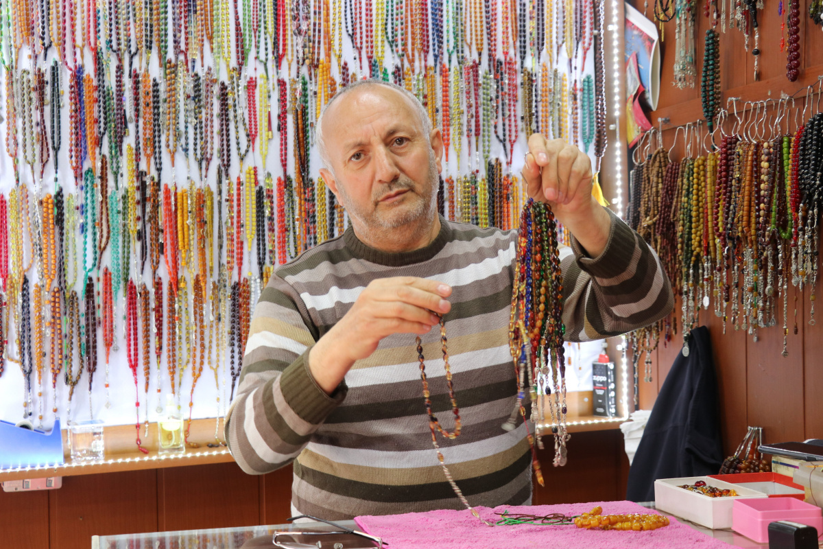 Bu şehir tespihe ilgisi ile dikkat çekiyor İhlas Haber Ajansı