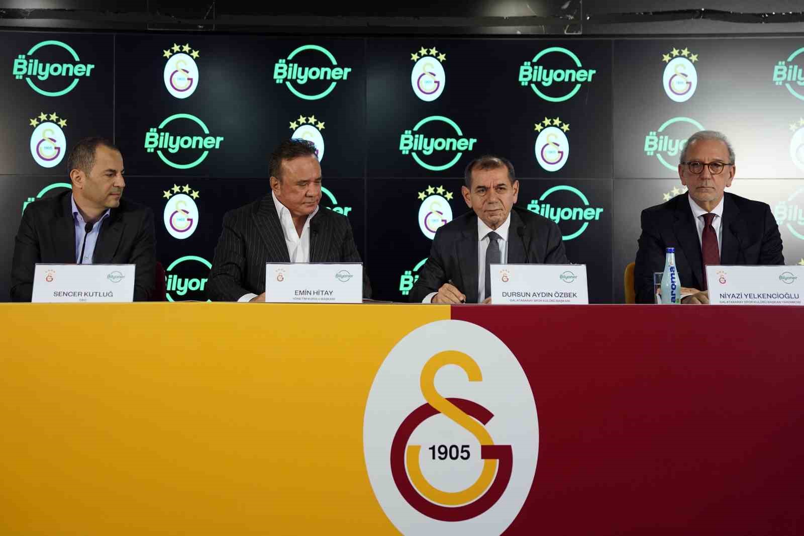 Bilyoner, Galatasaray Futbol A Takımı’nın forma sol kol sponsoru oldu ...