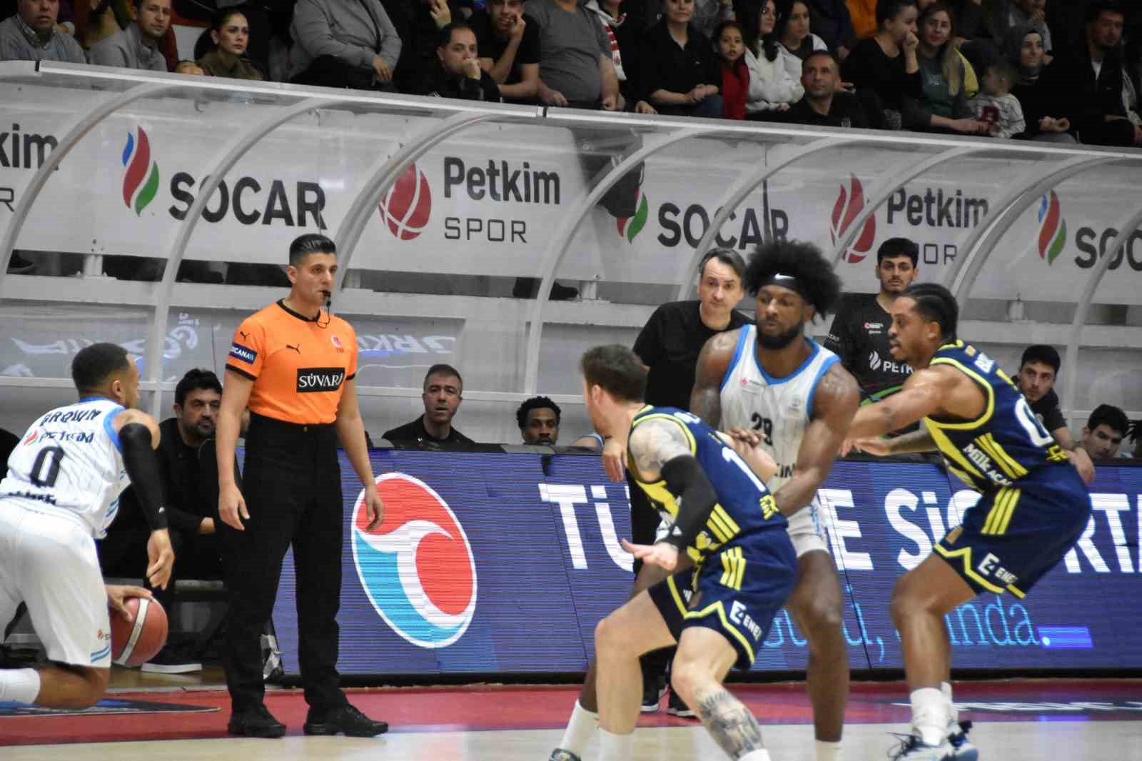 Basketbol Süper Ligi: Aliağa Petkimspor: 70 - Fenerbahçe Beko: 78 İhlas ...