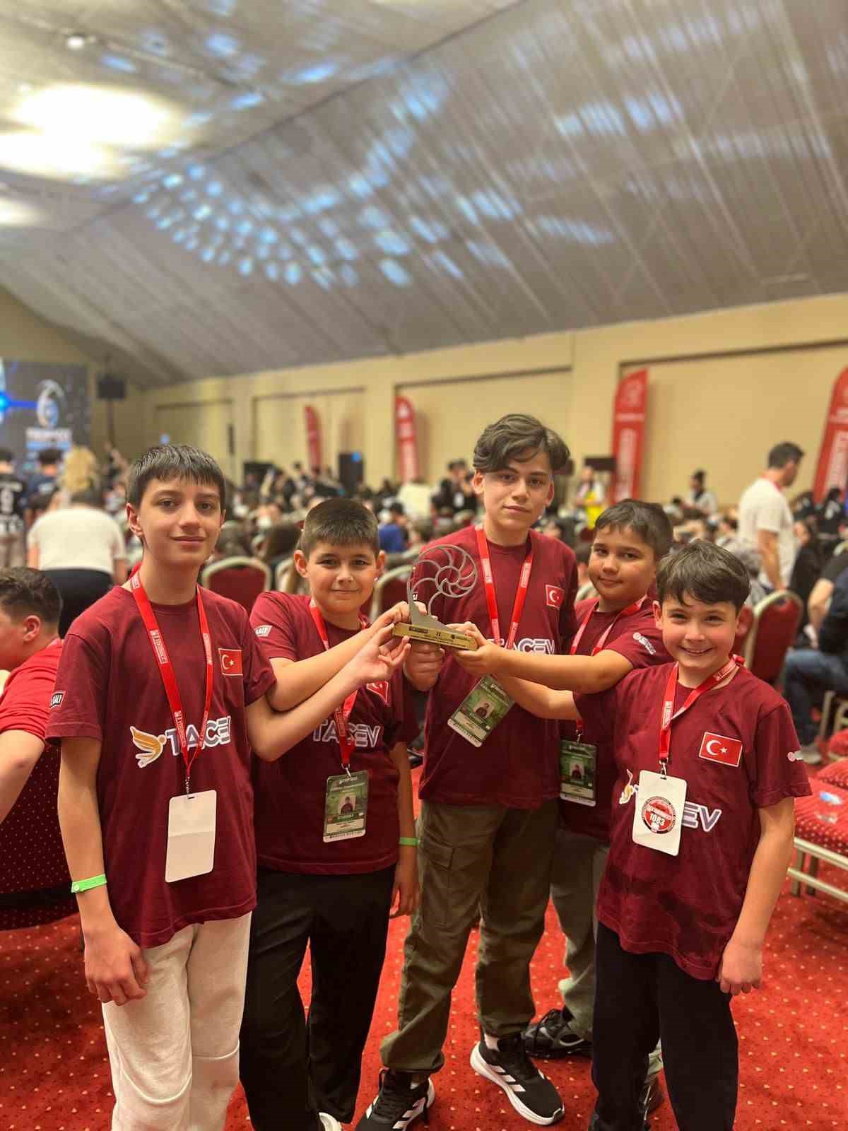 Fibonacci Uluslararası Robot Olimpiyatları’nda ilk 3’e girmek için ...