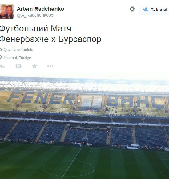 Artem Radchenko Fenerbahçe’de gibi